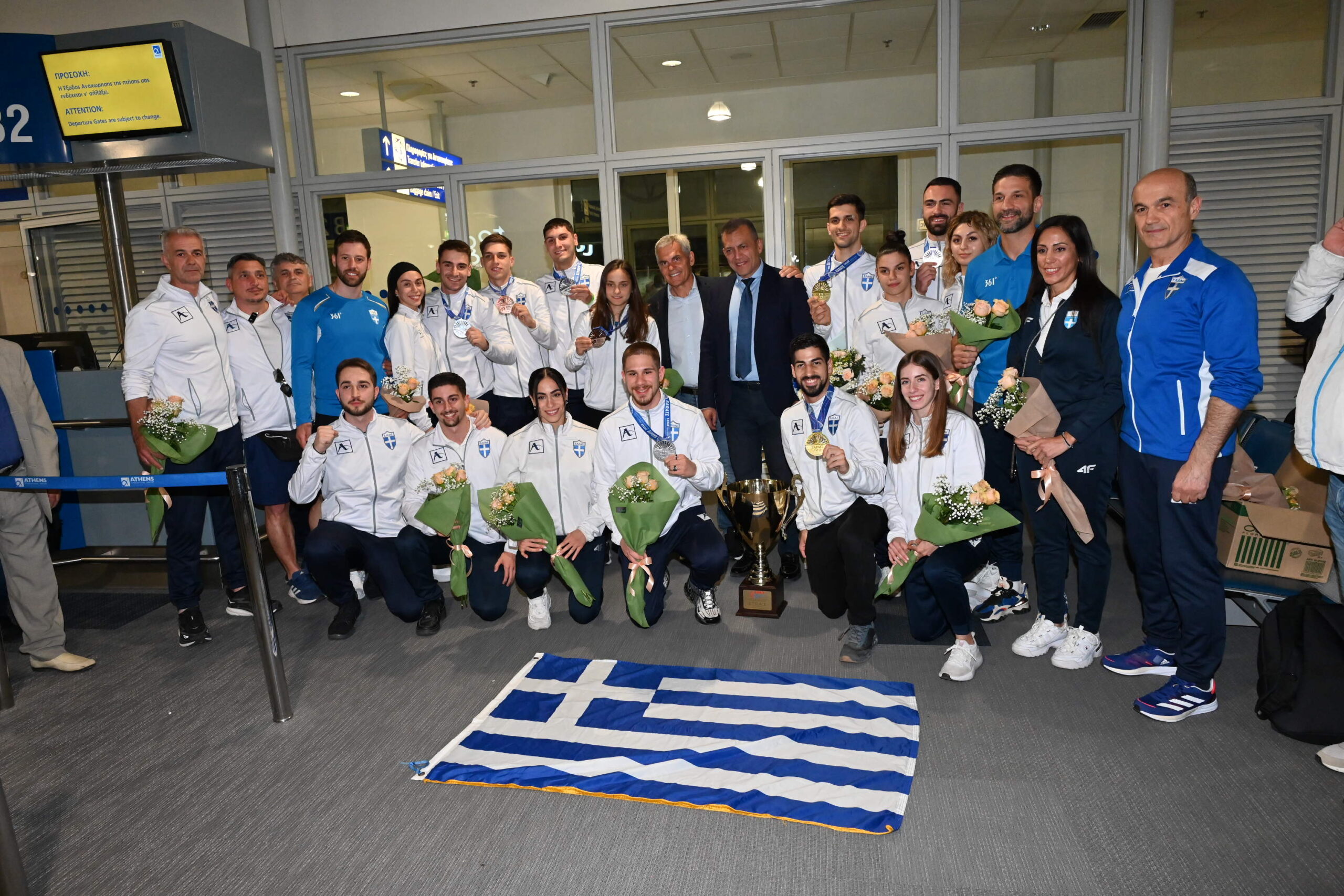 Ο Γ. Βρούτσης υποδέχθηκε τους πρωταθλητές Ευρώπης – ΕΛΛΗΝΙΚΗ ΟΜΟΣΠΟΝΔΙΑ ...